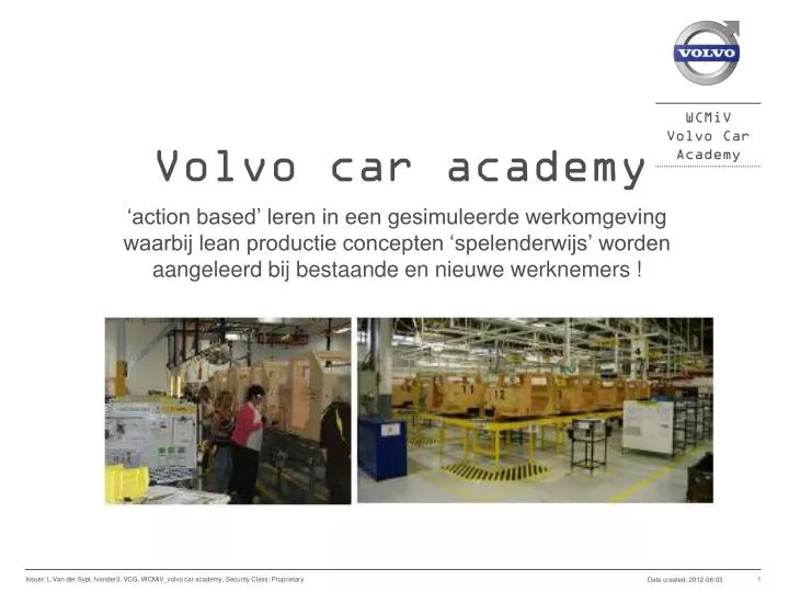 PPT - Volvo car academy PowerPoint Presentation, free download - ID:5663792