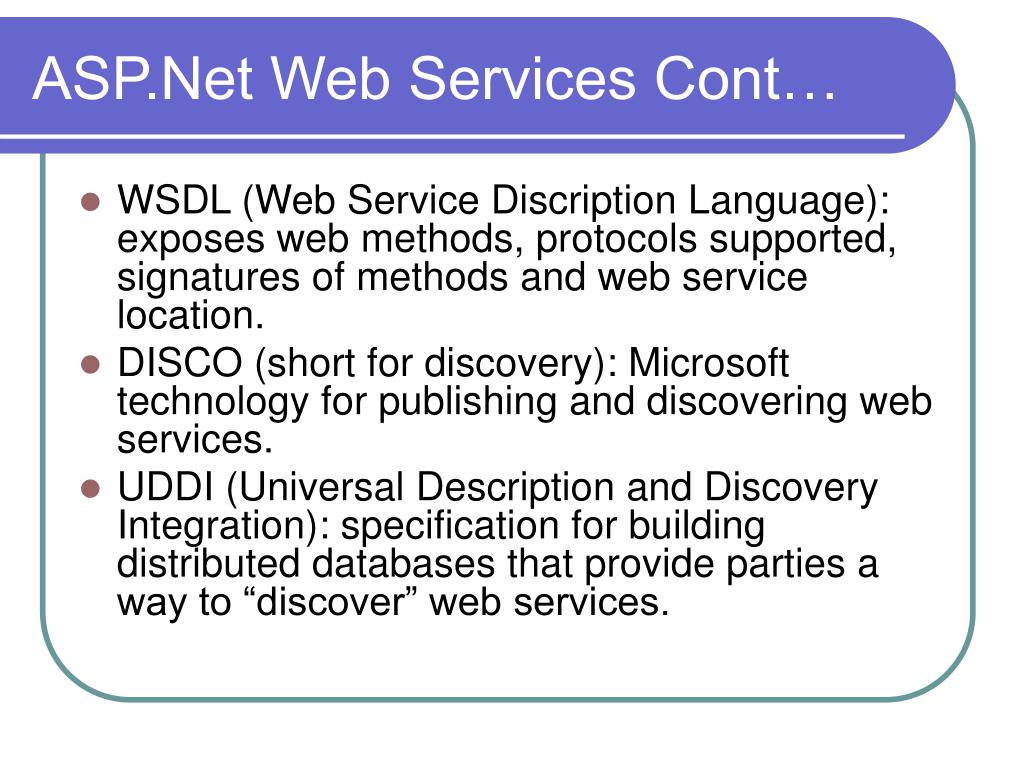 Ppt Distributed Communication Via Aspnet Web Services And Net Remoting Powerpoint