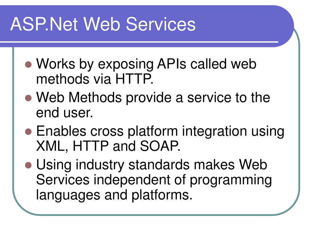 Ppt Distributed Communication Via Aspnet Web Services And Net Remoting Powerpoint