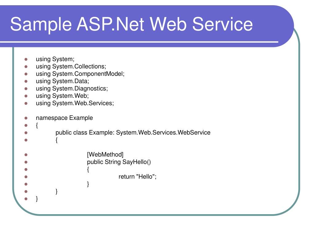 Ppt Distributed Communication Via Aspnet Web Services And Net Remoting Powerpoint
