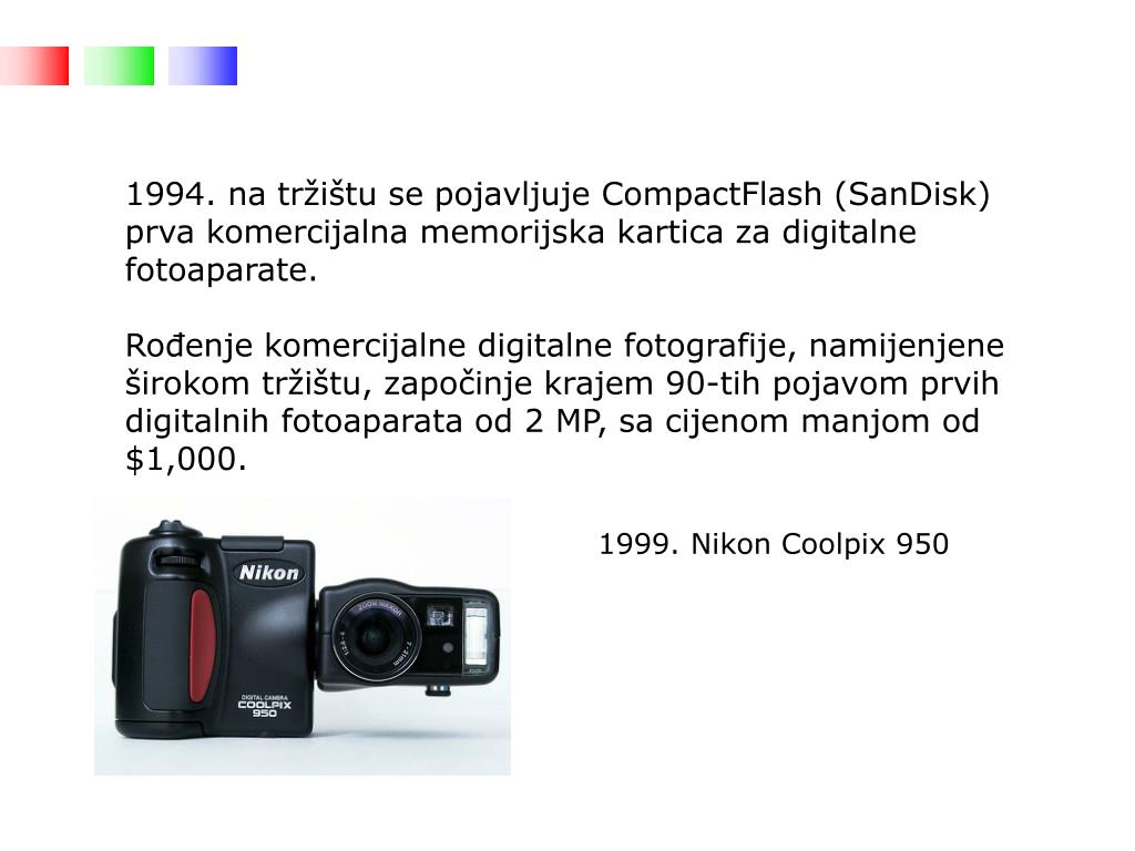 PPT - Razvoj digitalne fotografije kroz povijest PowerPoint ...
