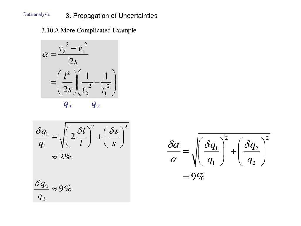 PPT - 3. Propagation of Uncertainties PowerPoint Presentation, free ... PPT - 3. Propagation of Uncertainties PowerPoint Presentation, free ...