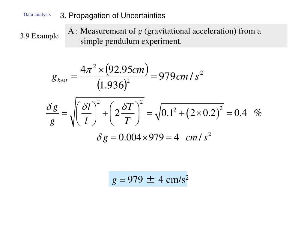 PPT - 3. Propagation of Uncertainties PowerPoint Presentation, free ... PPT - 3. Propagation of Uncertainties PowerPoint Presentation, free ...