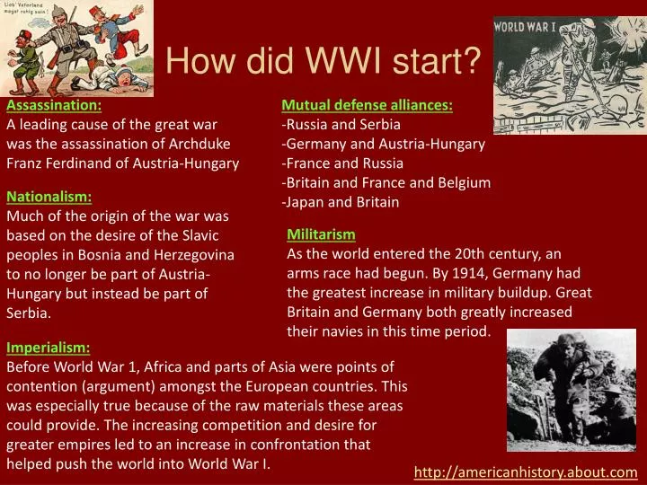 PPT - How did WWI start? PowerPoint Presentation, free download - ID ...