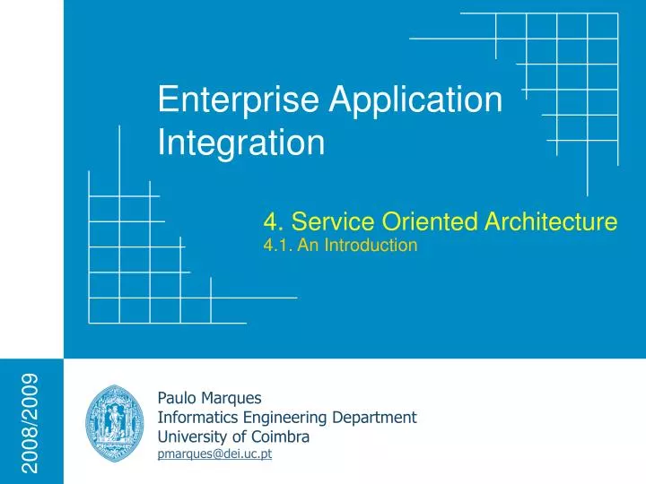 PPT - 4. Service Oriented Architecture 4.1. An Introduction PowerPoint ...