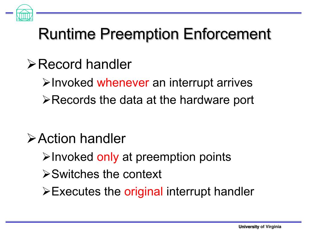 Ppt Lazy Preemption To Enable Path Based Analysis Of Interrupt Driven Code Powerpoint