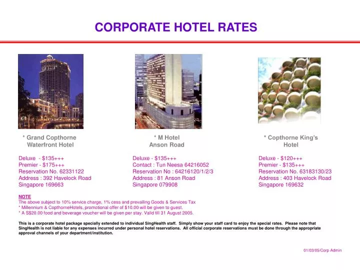 PPT - CORPORATE HOTEL RATES PowerPoint Presentation, free download - ID ...