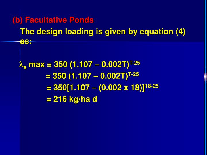PPT - WASTE STABILIZATION POND (WSP) PowerPoint Presentation - ID:5666635