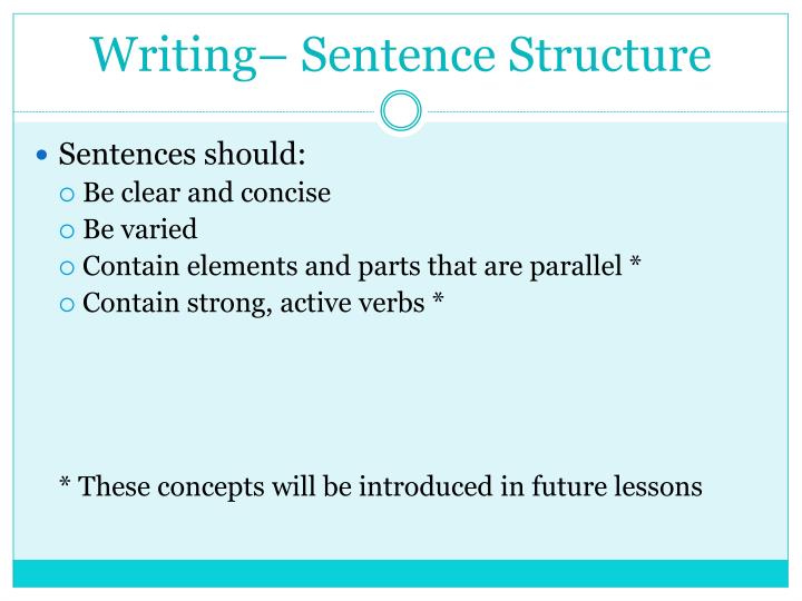 PPT - 9 Grammar Sentence Structure PowerPoint Presentation - ID:5667163
