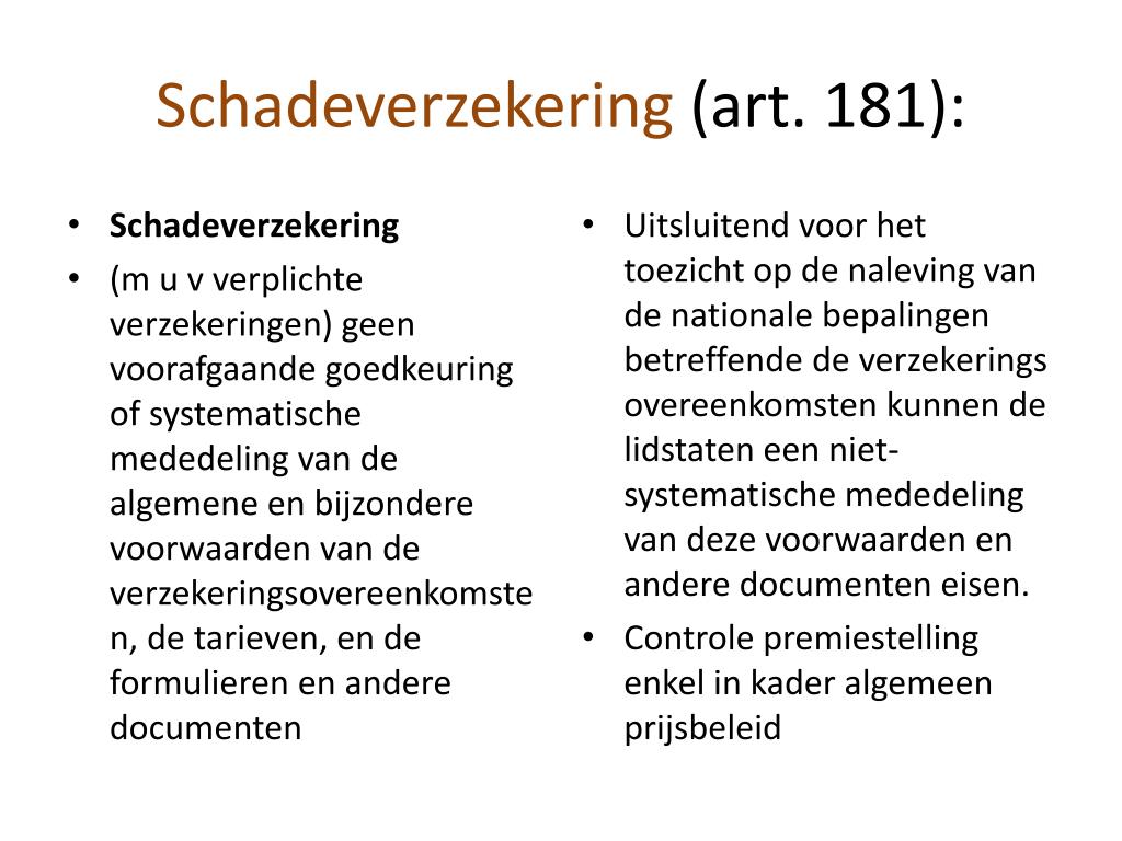 PPT - Wie is de verzekeringnemer? Het begrip consument in de ...