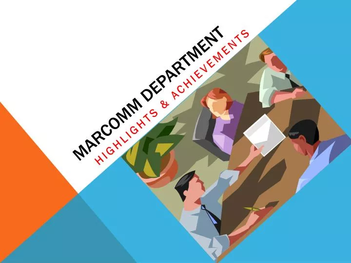 PPT - MARCOMM DEPARTMENT PowerPoint Presentation, free download - ID ...