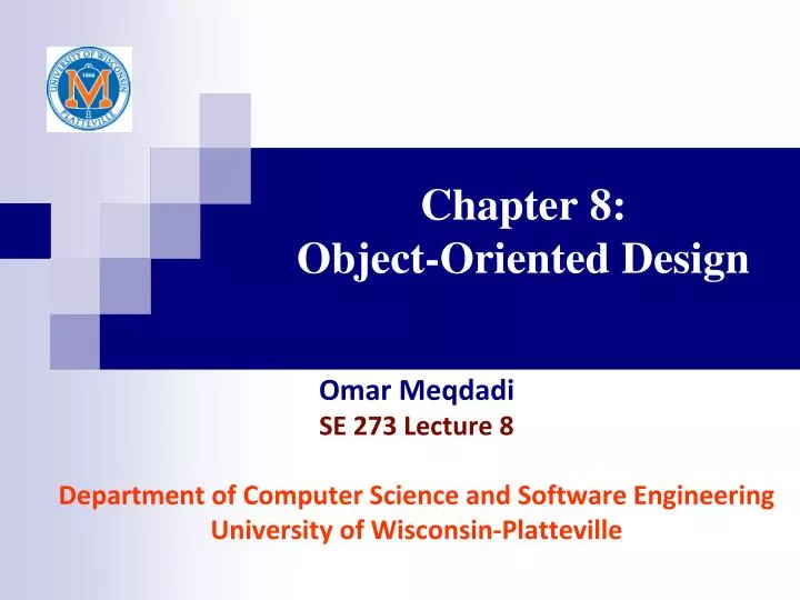 Ppt Chapter 8 Object Oriented Design Powerpoint Presentation Free Download Id 5669435