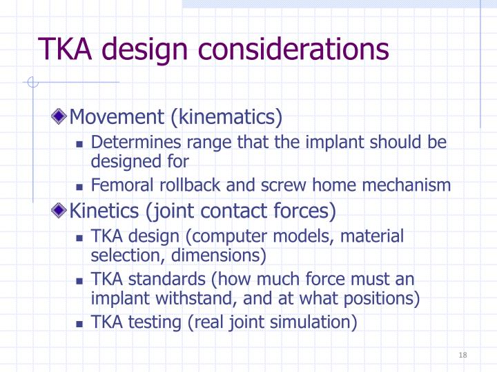 PPT - TOTAL KNEE ARTHROPLASTY (TKA) Total Knee Replacement (TKR ...