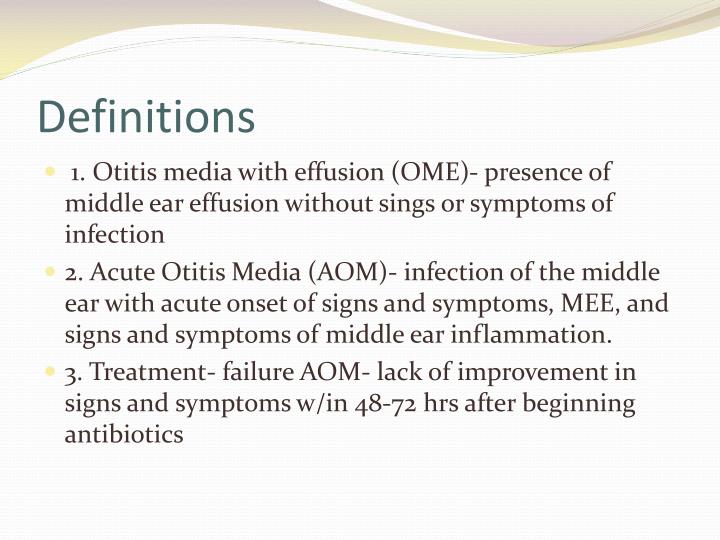 PPT - Otitis Media PowerPoint Presentation - ID:5669922