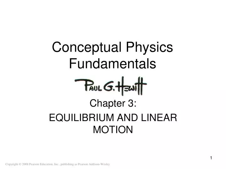 PPT - Conceptual Physics Fundamentals PowerPoint Presentation, free ...