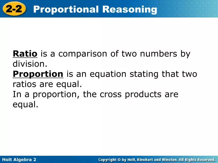 PPT - Ratio is a comparison of two numbers by division. PowerPoint ...
