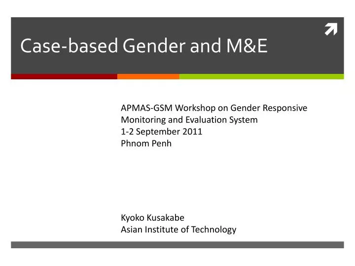 PPT - Case-based Gender and M&E PowerPoint Presentation, free download ...