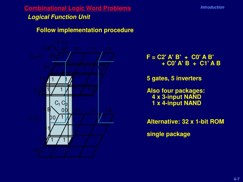 PPT Combinational Logic Word Problems PowerPoint Presentation Free