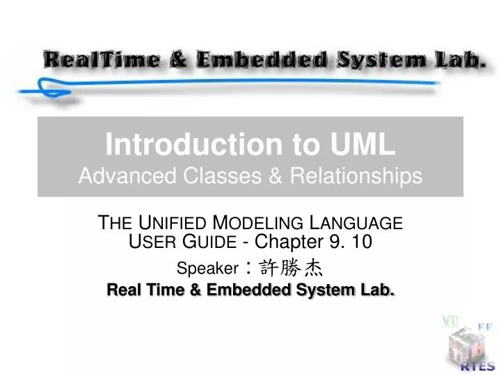PPT - Introduction to UML Advanced Classes & Relationships PowerPoint Presentation - ID:5671839