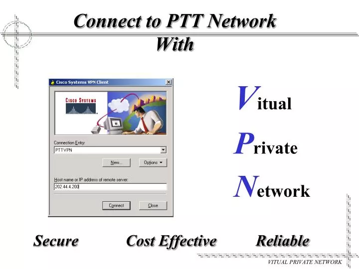 PPT - Connect to PTT Network With PowerPoint Presentation, free ...