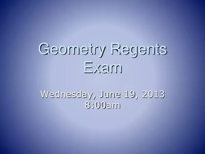 PPT - Geometry Regents Exam PowerPoint Presentation, free download - ID ...