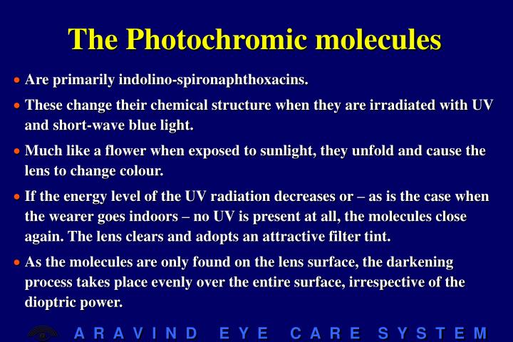 PPT - Photochromatic lenses PowerPoint Presentation - ID:5672243