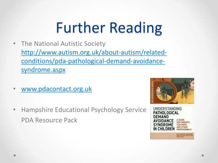 PPT - PDA (Pathological Demand Avoidance Syndrome) PowerPoint ...