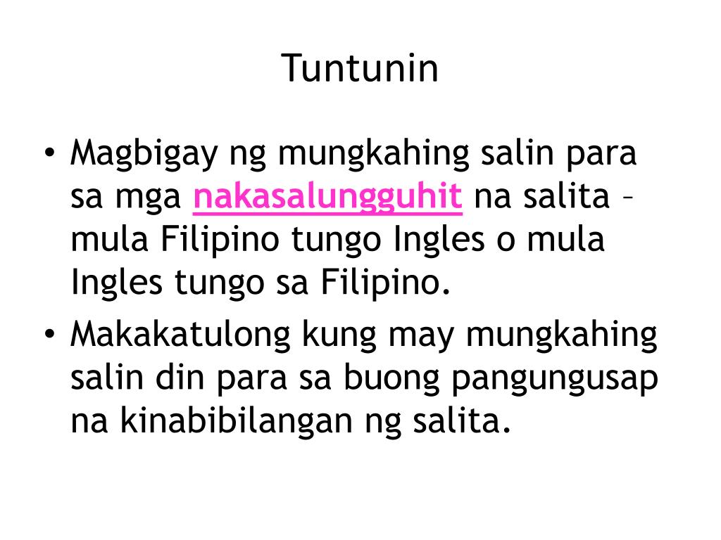 PPT - Pagsasanay na Pampares / Pantatluhan PowerPoint Presentation ...