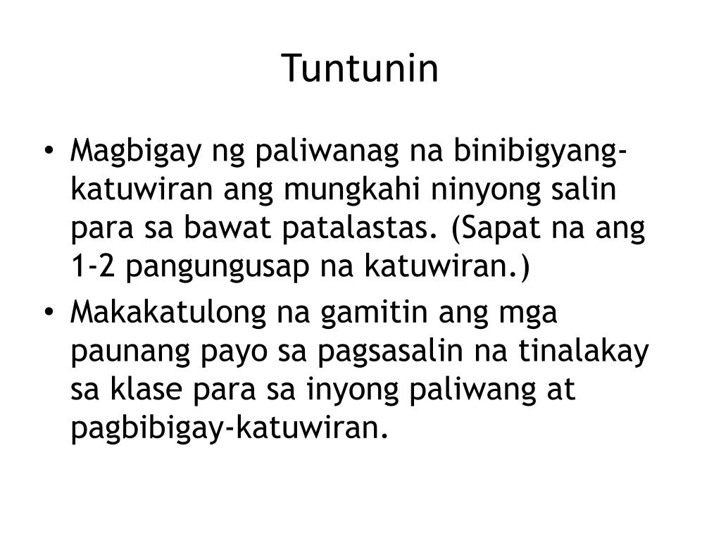 PPT - Pagsasanay na Pampares / Pantatluhan PowerPoint Presentation ...