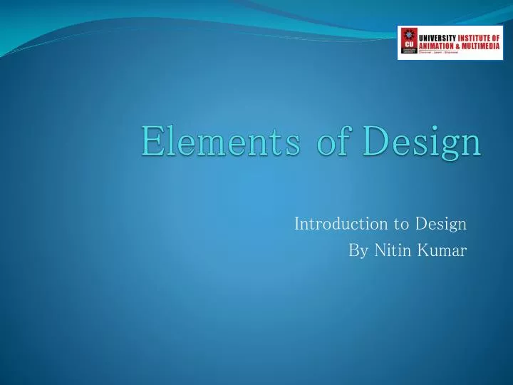 PPT - Elements of Design PowerPoint Presentation, free download - ID:5672845