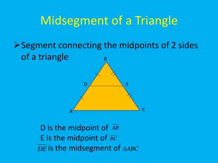 PPT - 5.1: Midsegments of Triangles PowerPoint Presentation - ID:5672875