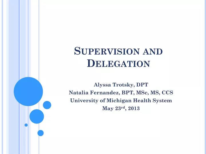 PPT - Supervision and Delegation PowerPoint Presentation, free download ... PPT - Supervision and Delegation PowerPoint Presentation, free download ...