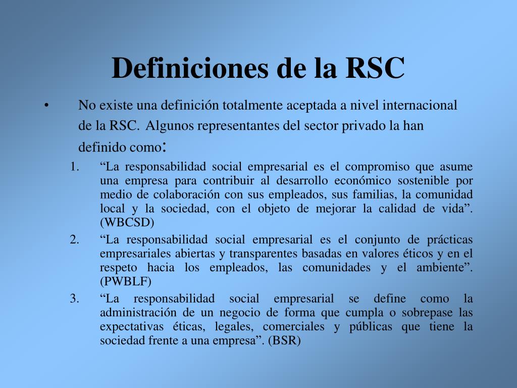 PPT - Responsabilidad Social Corporativa, en un Marco de Desarrollo ...