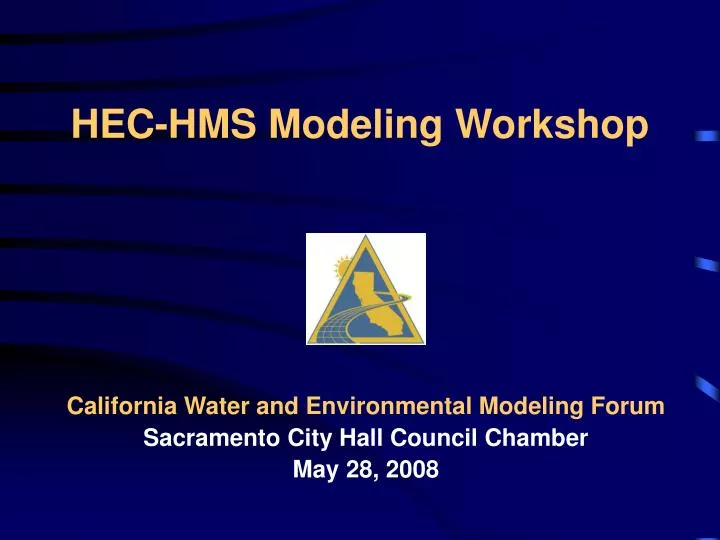 PPT - HEC-HMS Modeling Workshop PowerPoint Presentation, free download ...