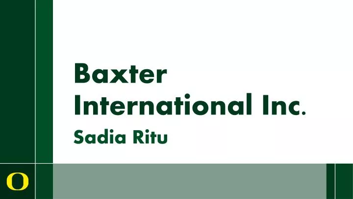 PPT - Baxter International Inc. PowerPoint Presentation, free download ...
