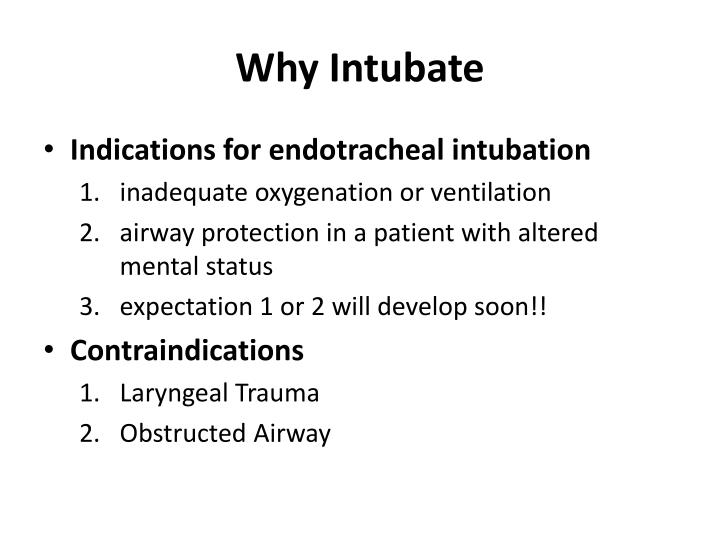 PPT - Endotracheal Intubation in the ICU PowerPoint Presentation - ID ...