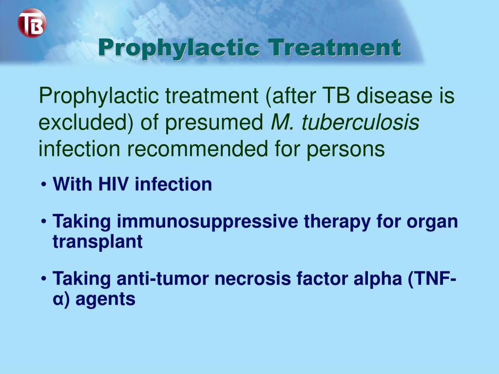 PPT - Medical Management of Contacts to Infectious Pulmonary ...