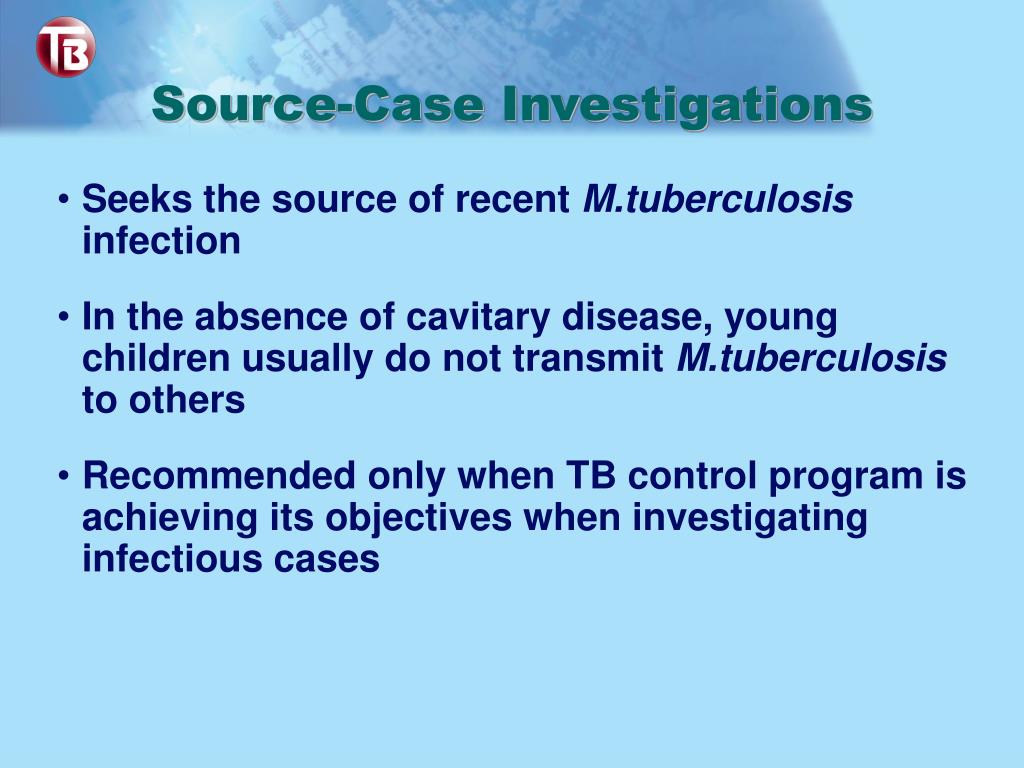 PPT - Medical Management of Contacts to Infectious Pulmonary ...