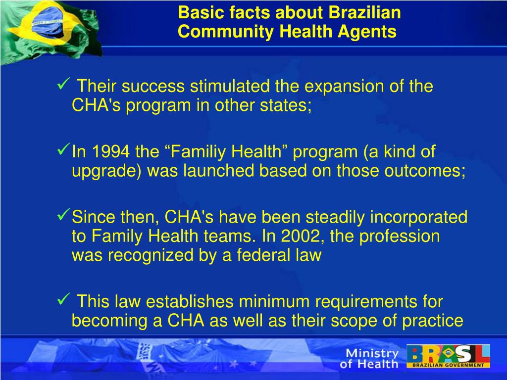 PPT - Community Health Workers: the PHC backbone in Brazil Raphael ...