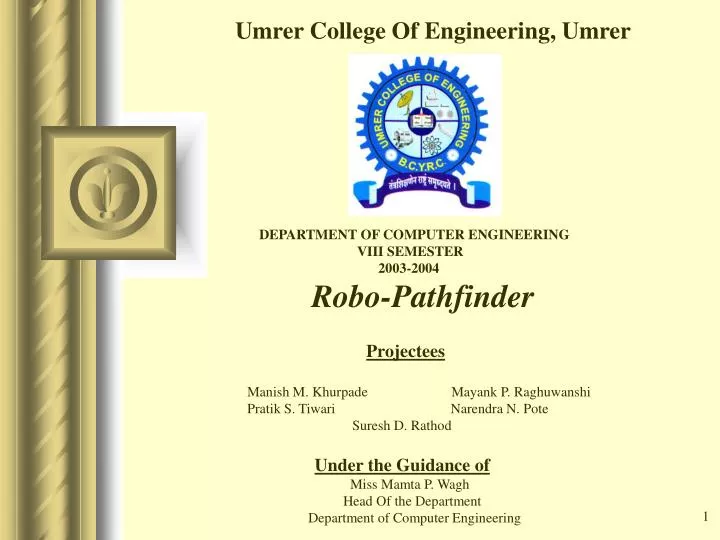 PPT - Umrer College Of Engineering, Umrer PowerPoint Presentation, free ...