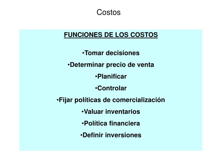 PPT - Costos PowerPoint Presentation - ID:5677575