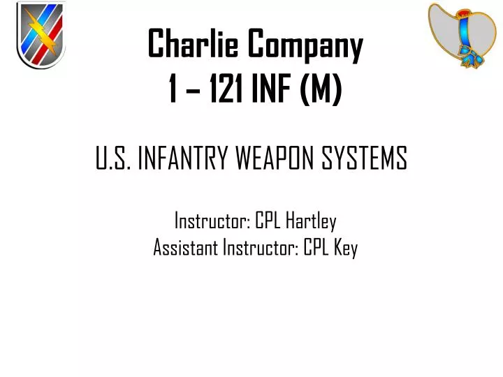 PPT - U.S. INFANTRY WEAPON SYSTEMS PowerPoint Presentation, free ...