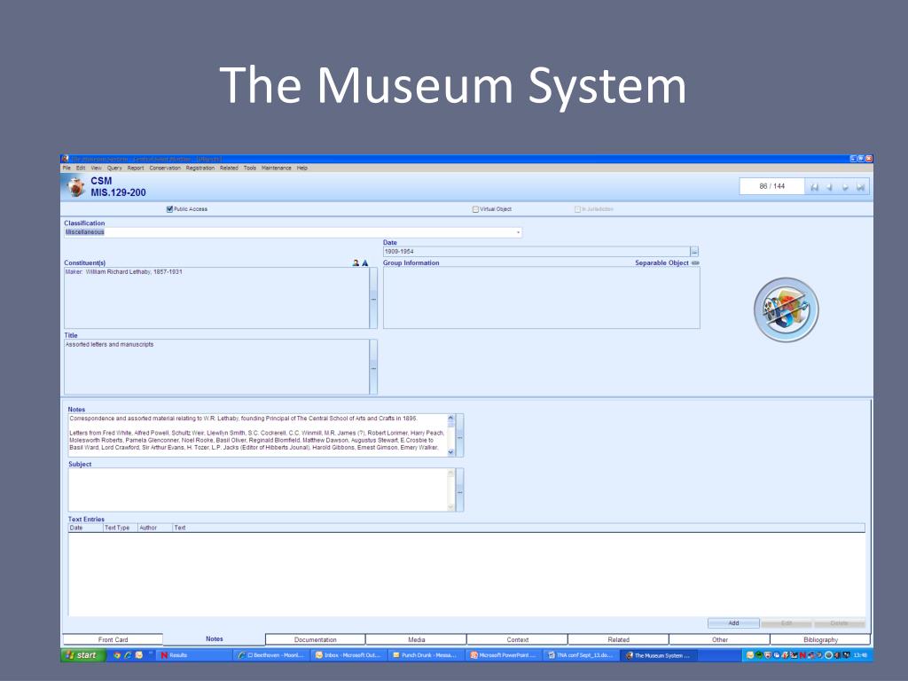 PPT - Judy Lindsay Head of Museum and Study Collection at CSM ...