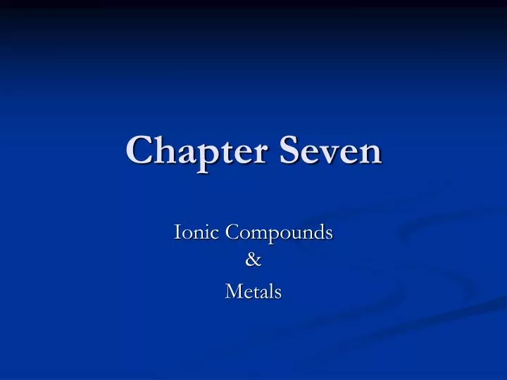 PPT - Chapter Seven PowerPoint Presentation, free download - ID:5679240