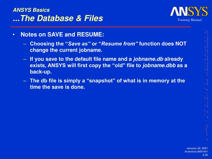 PPT - ANSYS Basics PowerPoint Presentation - ID:5679495