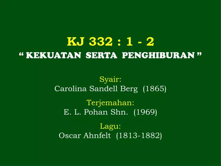 PPT - KJ 3 32 : 1 - 2 PowerPoint Presentation, free download - ID:5679612