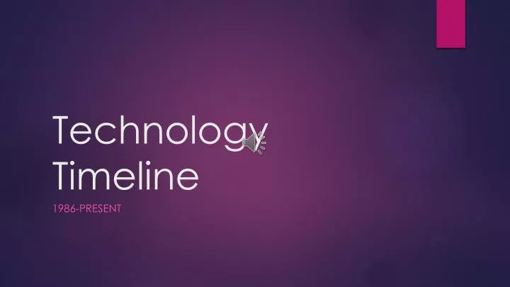 PPT - Technology Timeline PowerPoint Presentation, free download - ID ...