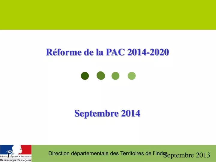 PPT - Réforme de la PAC 2014-2020 PowerPoint Presentation, free ...