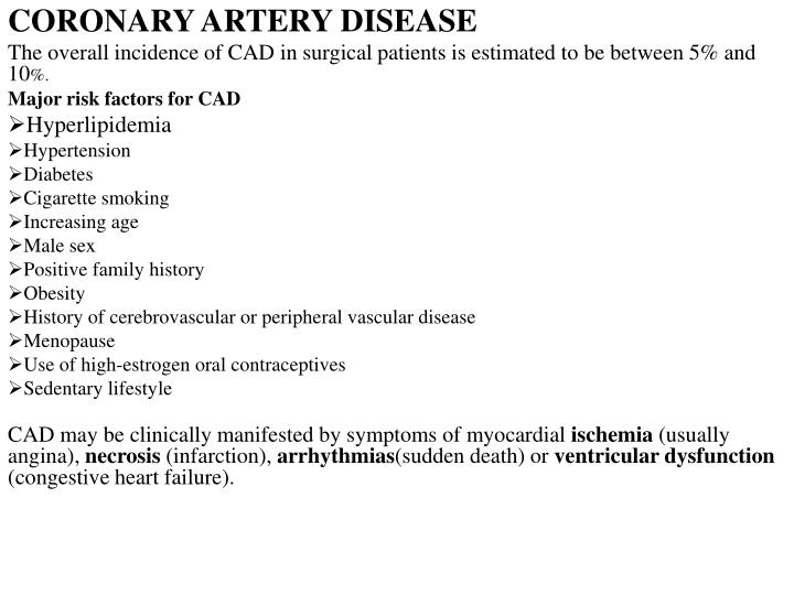 PPT - ANESTHETIC IMPLICATIONS OF HTN,CAD,ANAEMIA PowerPoint ...
