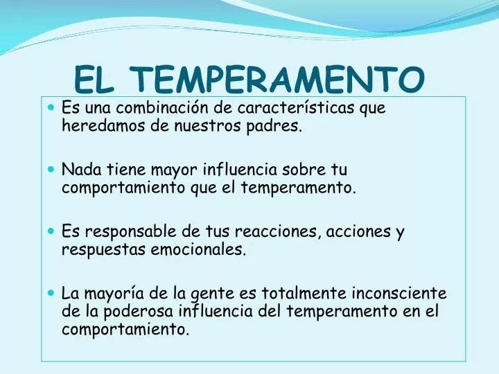 PPT - EL TEMPERAMENTO PowerPoint Presentation, free download - ID:5682633